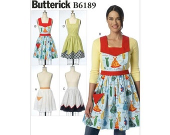 Simplicity 8816 Sewing Pattern Misses Aprons Size Xs-s-m-l-xl/uncut - Etsy
