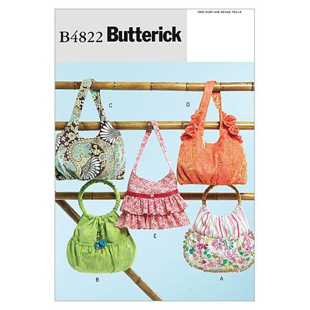 Butterick B4822 Misses Purses, Handbags and Totes Sewing Pattern ...