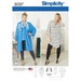 Simplicity 8097 Sewing Pattern - Loose Fitting Pullover Tunic, Kimono ...