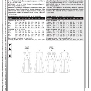 Vogue V8646 Size 6-12 or 14-22 Misses Close Fitting Wrap Dresses Sewing ...