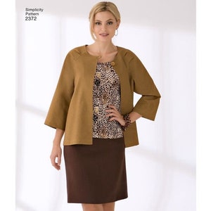 Simplicity 2372 Size 10-18 or Plus Size 20W-28W Women's - Etsy