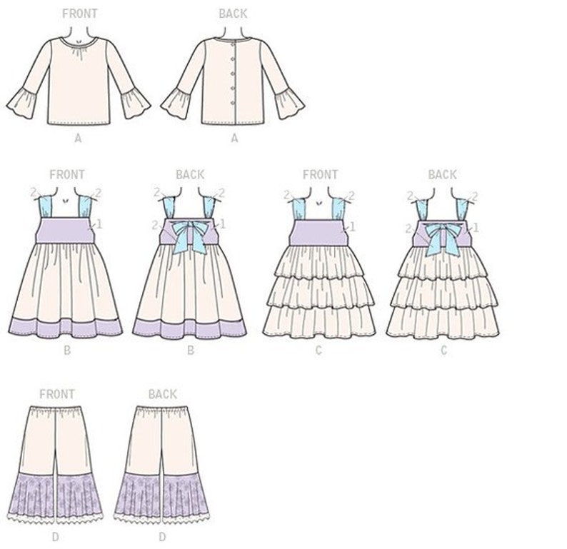 Mccall's M7183 Size 2-5 or 6-8 Children's/girls' - Etsy