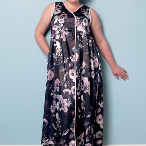 Butterick B6300 Sewing Pattern - Misses Robe and Negligee, Nightgown ...