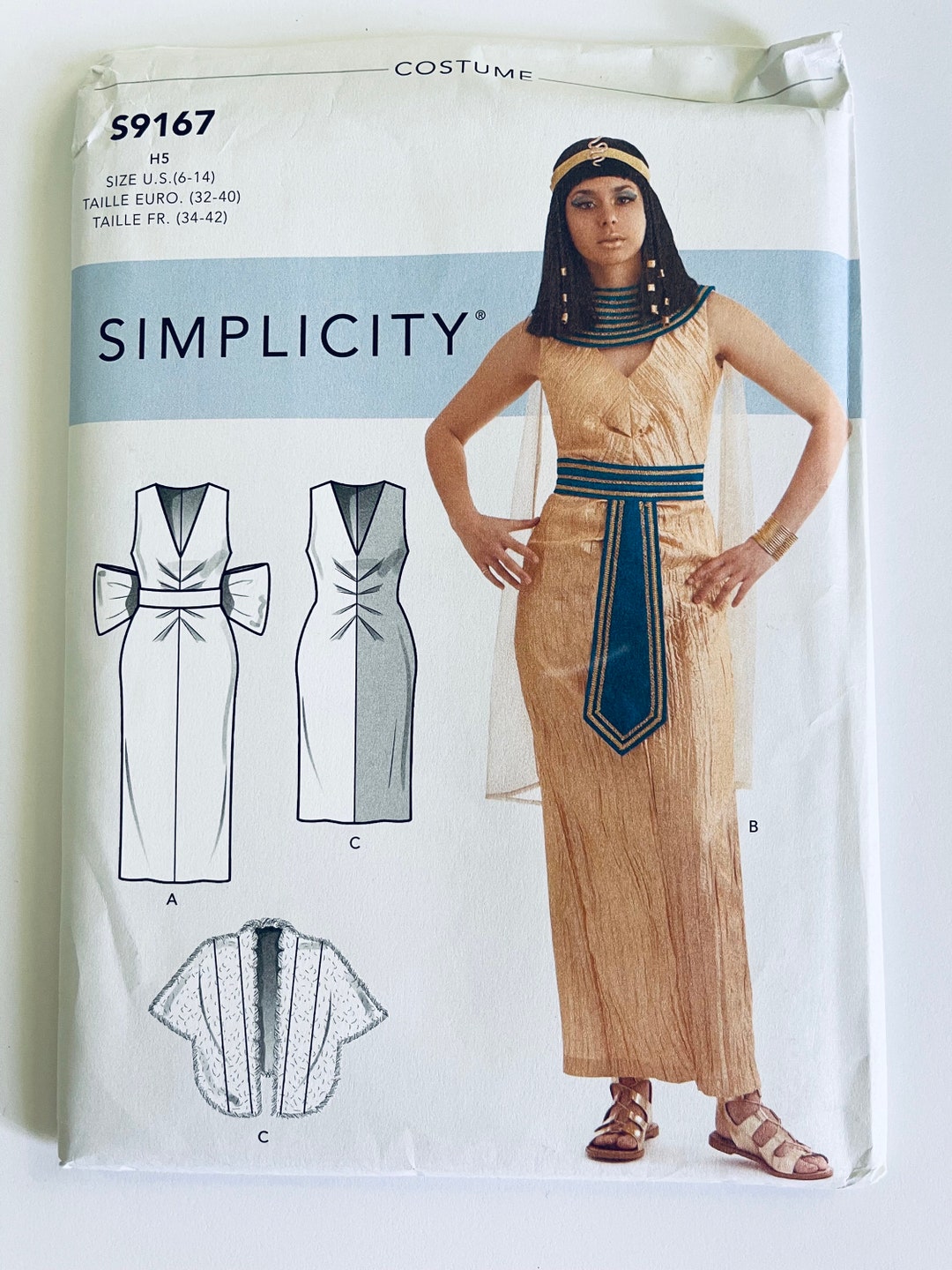 Simplicity R10656 - 9167 Sewing Pattern - Misses Costumes - Size 6-14 ...