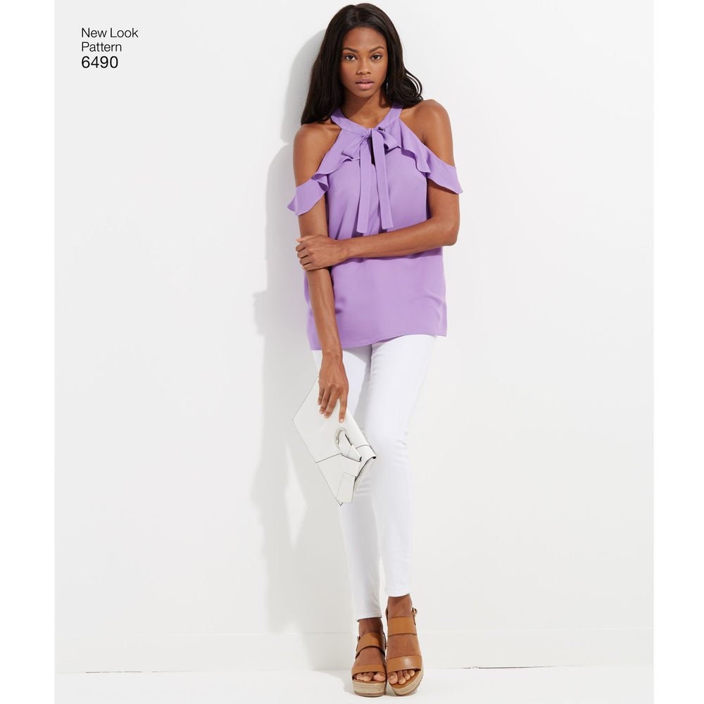 New Look Sewing Pattern D0559 / 6490 Misses' Blouses | Etsy