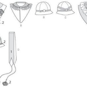 Mccall's M6852 Misses Hats and Scarf Sewing Pattern / Uncut FF - Etsy