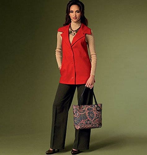 Vogue V9065 Size 8-16 or 16-24 Misses Vest Skirt & Pants | Etsy