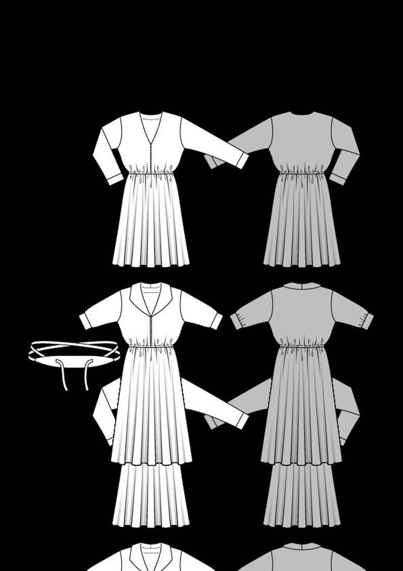 Burda Sewing Pattern 6629 Size 10-20 Misses Dress with Flared | Etsy