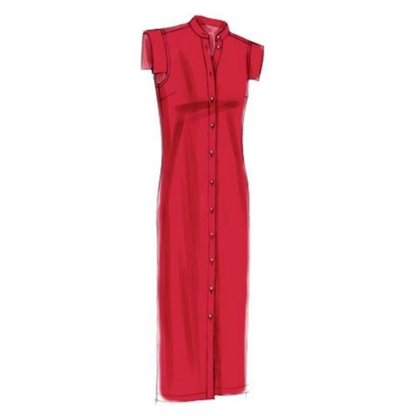 Vogue V8903 Misses Dress and Belt Sewing Pattern Size 6-14 or 14-22 ...