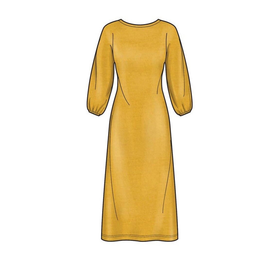 Simplicity R10352 9011 Misses' Knit Dresses in Two Lengths - Etsy