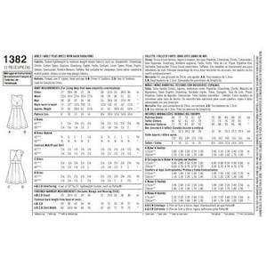 Simplicity 1382 Size 8.5 16.5 Girls'/girls' Plus Dress With Back ...