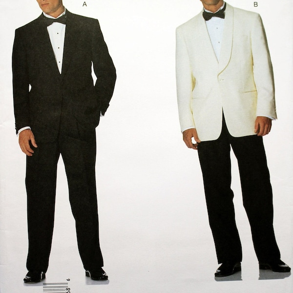 Tuxedo Jacket Sewing Pattern - Etsy