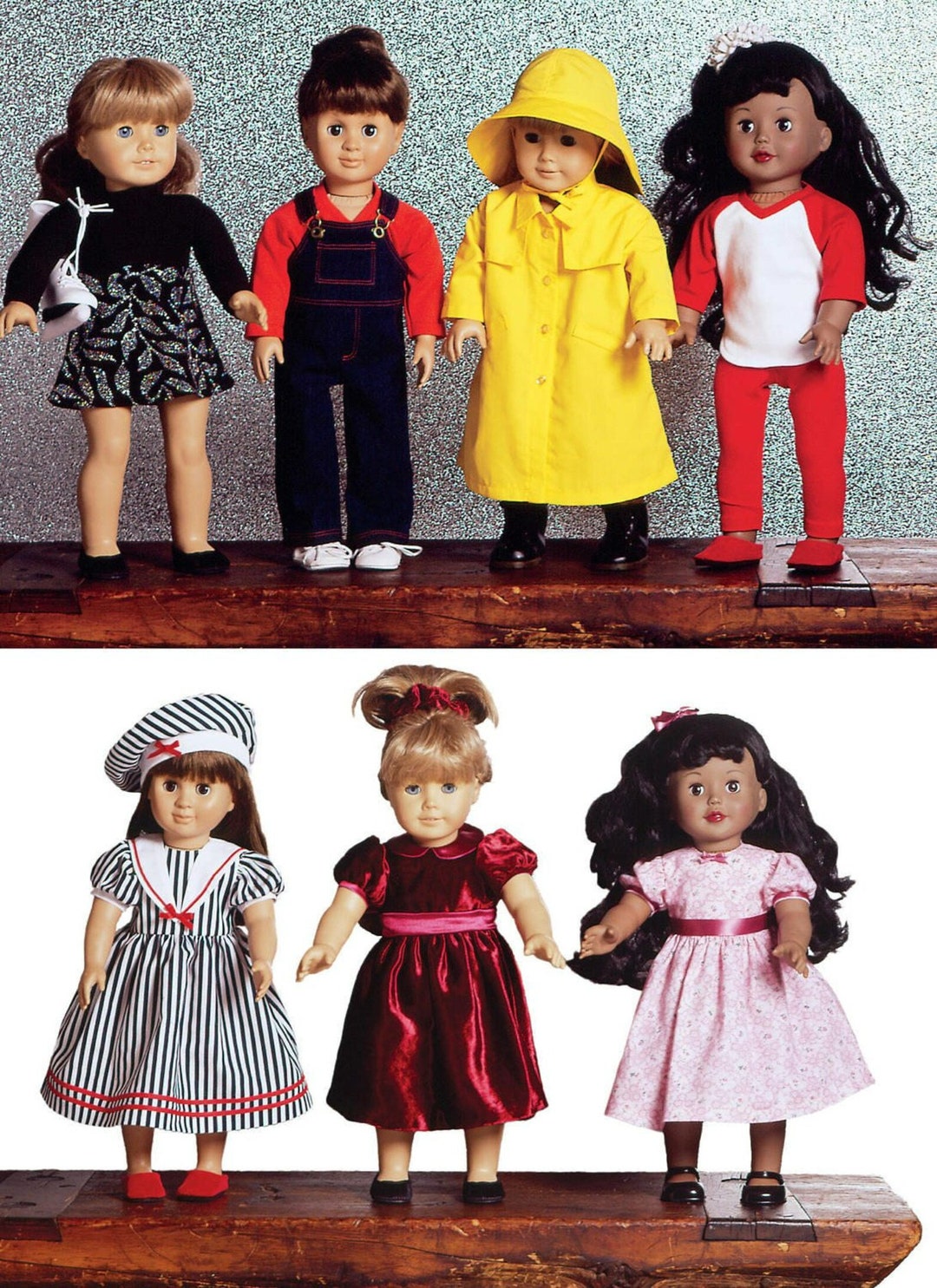 Kwik Sew K2921 2921 Sewing Pattern - Inspired Doll Clothing 18 Inch ...