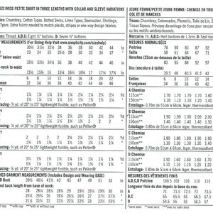 Simplicity S8837 Sewing Pattern - Misses Button Down Blouse/shirt ...