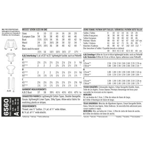 New Look 6560 Sewing Pattern - Women's Tops, Wrap Tops, V Neck Tops ...