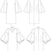 Vogue V8945 Sewing Pattern - Misses Dresses With Sleeve Flounce - Size ...