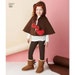 Simplicity 1263 Child's Poncho and Reversible Cape Sewing Pattern Size ...
