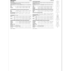 Know Me ME2031 Sewing Pattern for Womens Dress, Shirt Dress, Summer ...