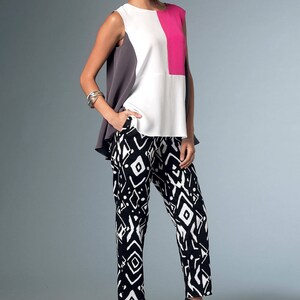 Vogue V9067 Sewing Pattern, Misses Tops and Pants - Size 4-14 / Uncut ...