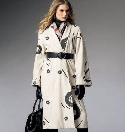 Butterick B5960 Size 4-14 Misses Mid Length Coat Sewing | Etsy