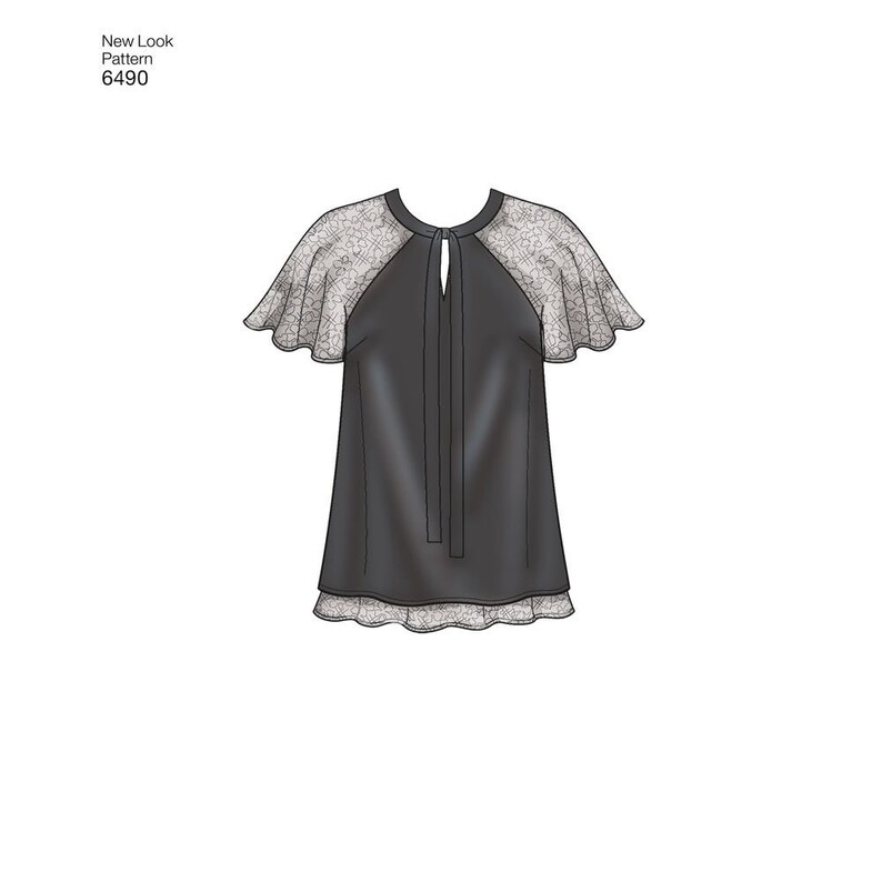 New Look Sewing Pattern D0559 / 6490 - Misses' Blouses With Sleeve ...