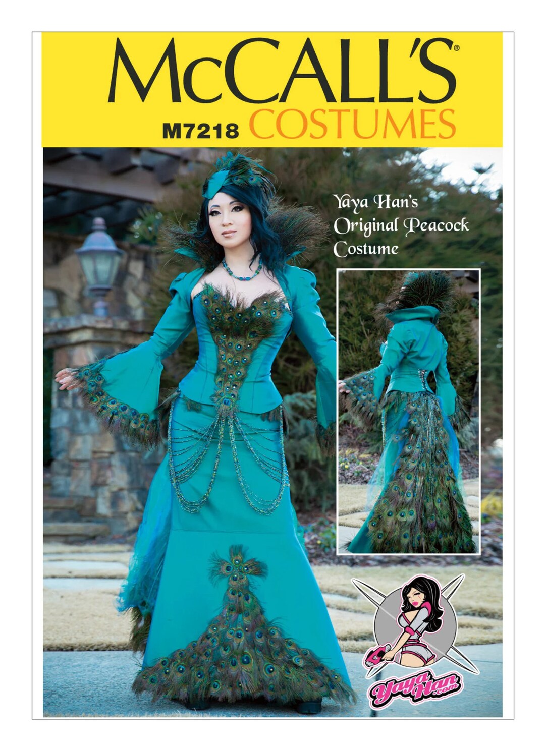 Sewing Pattern for Yaya Han's Original Peacock Costume, W/ Corset ...