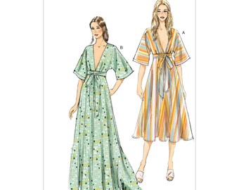 Vogue Sewing Pattern for Women's Dress, Kimono Dress, Maxi Dress ...
