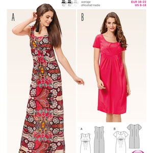 Burda Sewing Pattern 6606 Size 6-18 Misses Dresses / UNCUT Factory ...