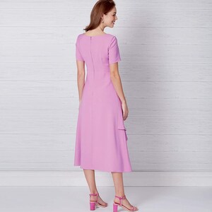 New Look Sewing Pattern N6655 Misses' Dress in Two Lengths With Sleeve ...