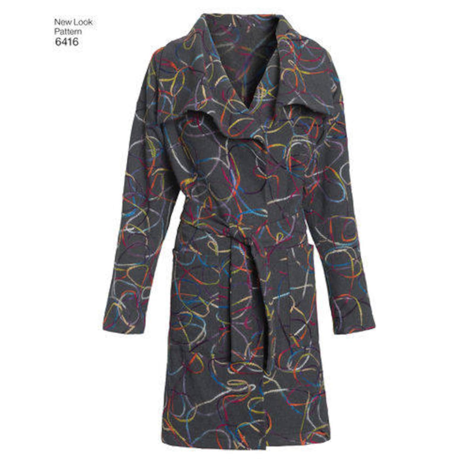 New Look 6416 Misses Coat, Jacket and Vest Sewing Pattern / Uncut FF - Etsy