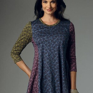 Butterick B6136 Size 4-14 Misses Fit and Flare Tunics Sewing Pattern ...