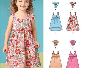 New Look Sewing Pattern 6386, Toddler's Easy Pillowcase Dress Sewing ...