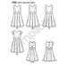 Simplicity 1382 Size 8.5 16.5 Girls'/girls' Plus Dress With Back ...