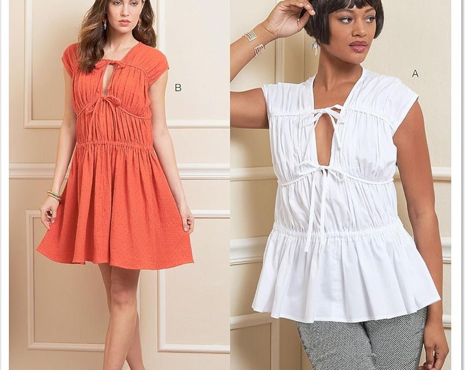 Vogue V1888 R11476 Sewing Pattern - Misses Tops - Size 6-14/uncut - Etsy