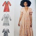 New Look 6574 Sewing Pattern Misses Puff Sleeve Dress, Summer Dress ...