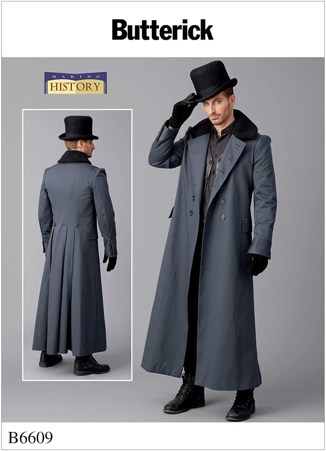 Butterick B6609 Sewing Pattern or Mccalls M8137 Men's 19th to Early ...