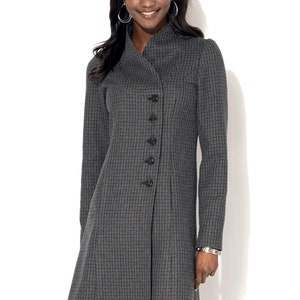 Kwik Sew K4198 Sewing Pattern - Misses' Swan-neck Coats Size (XS-S-M-L ...