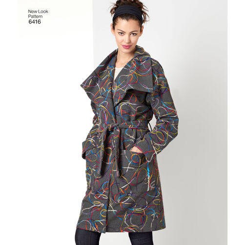 New Look 6416 Misses Coat, Jacket and Vest Sewing Pattern / Uncut FF - Etsy