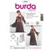 Burda 2509, Medieval Long Gown, Blouse/chemise, Sizes 10 12 14 16 18 20 ...