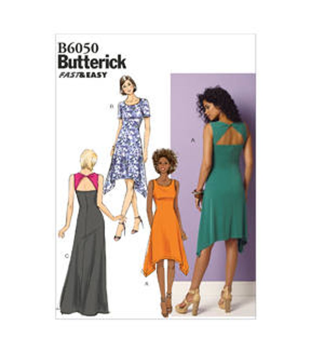 Butterick B6050 Size 6-14 or 14-22 Misses'/misses' Petite Twist-back ...