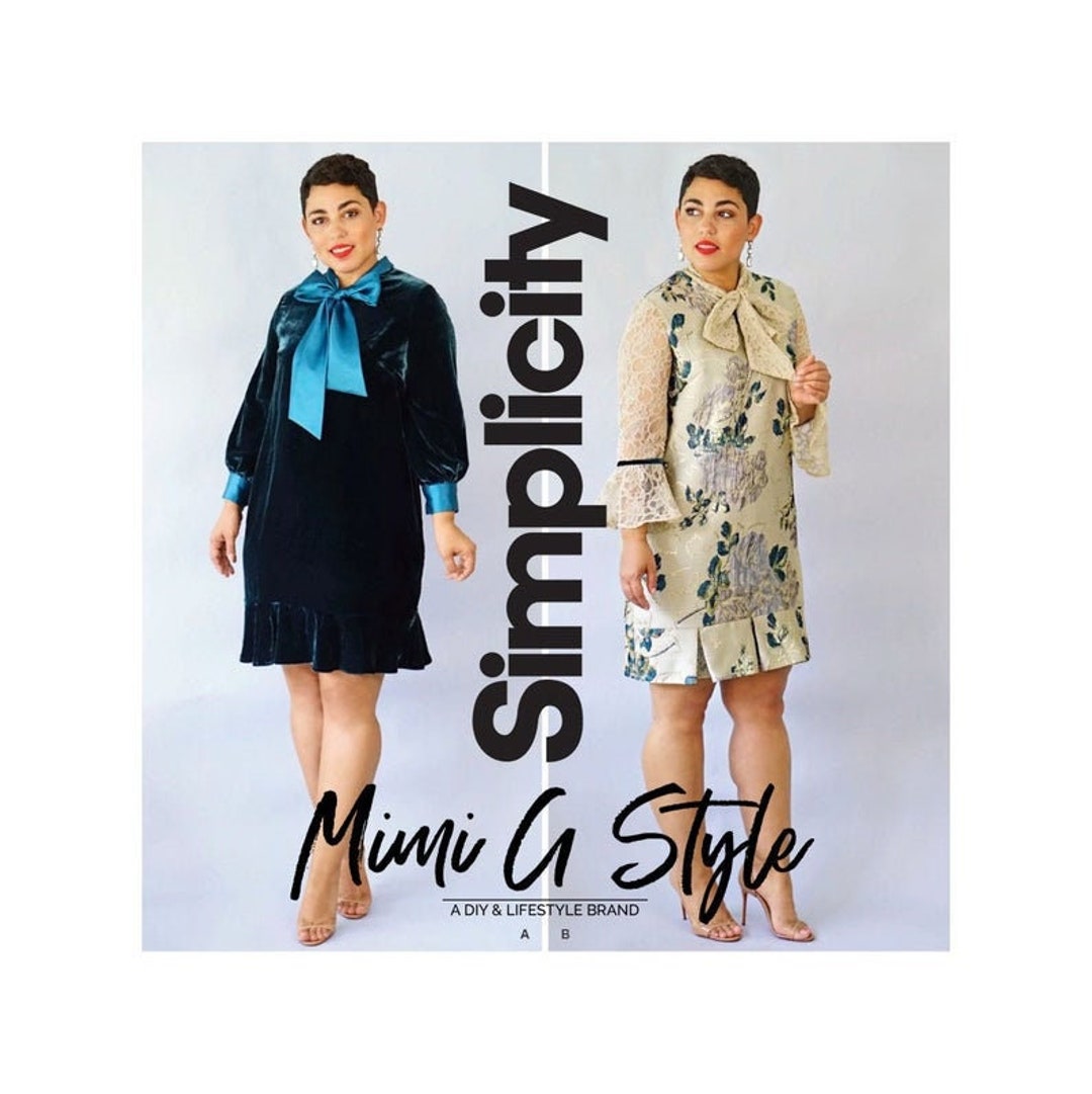 Simplicity 8690 Misses'/miss Petite Shift Dress W/ Sleeve Variations ...