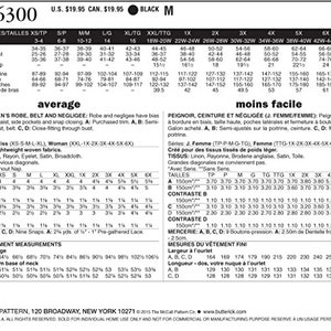 Butterick B6300 Sewing Pattern - Misses Robe and Negligee, Nightgown ...