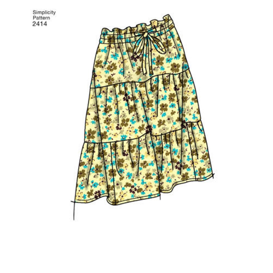 Simplicity 2414 Size 8-16 or Plus Size 16-24 Misses Skirts and Pants ...