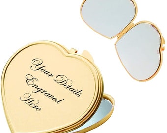 Heart Compact Mirror | Etsy