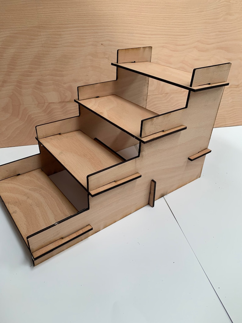 Wooden 4 Tier Display Unit/stand - Etsy