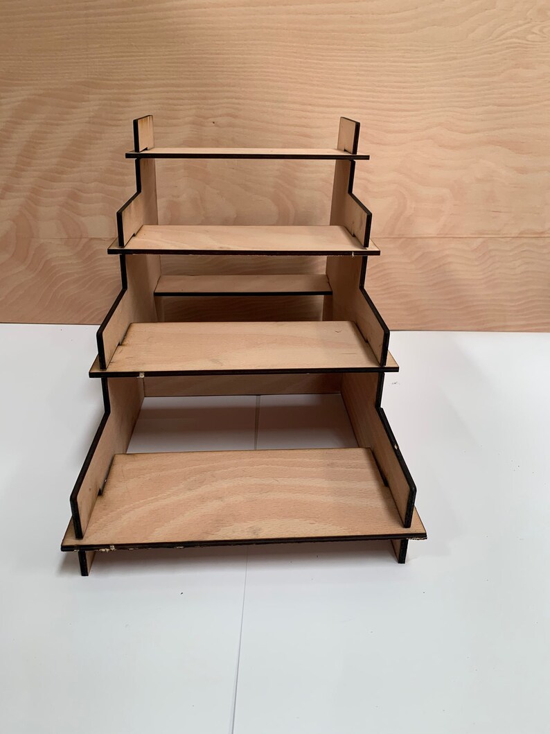Wooden 4 Tier Display Unit/stand - Etsy