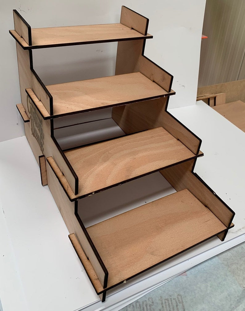 Wooden 4 Tier Display Unit/stand - Etsy