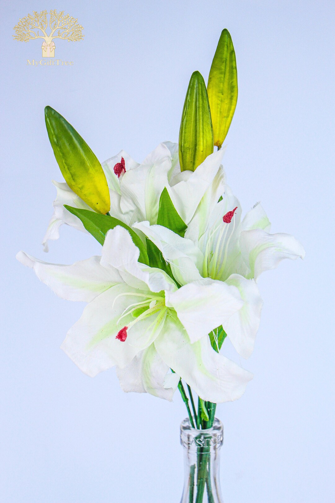 Single Stem Real Touch Artificial Lily Flowers Fake Lily Silk - Etsy