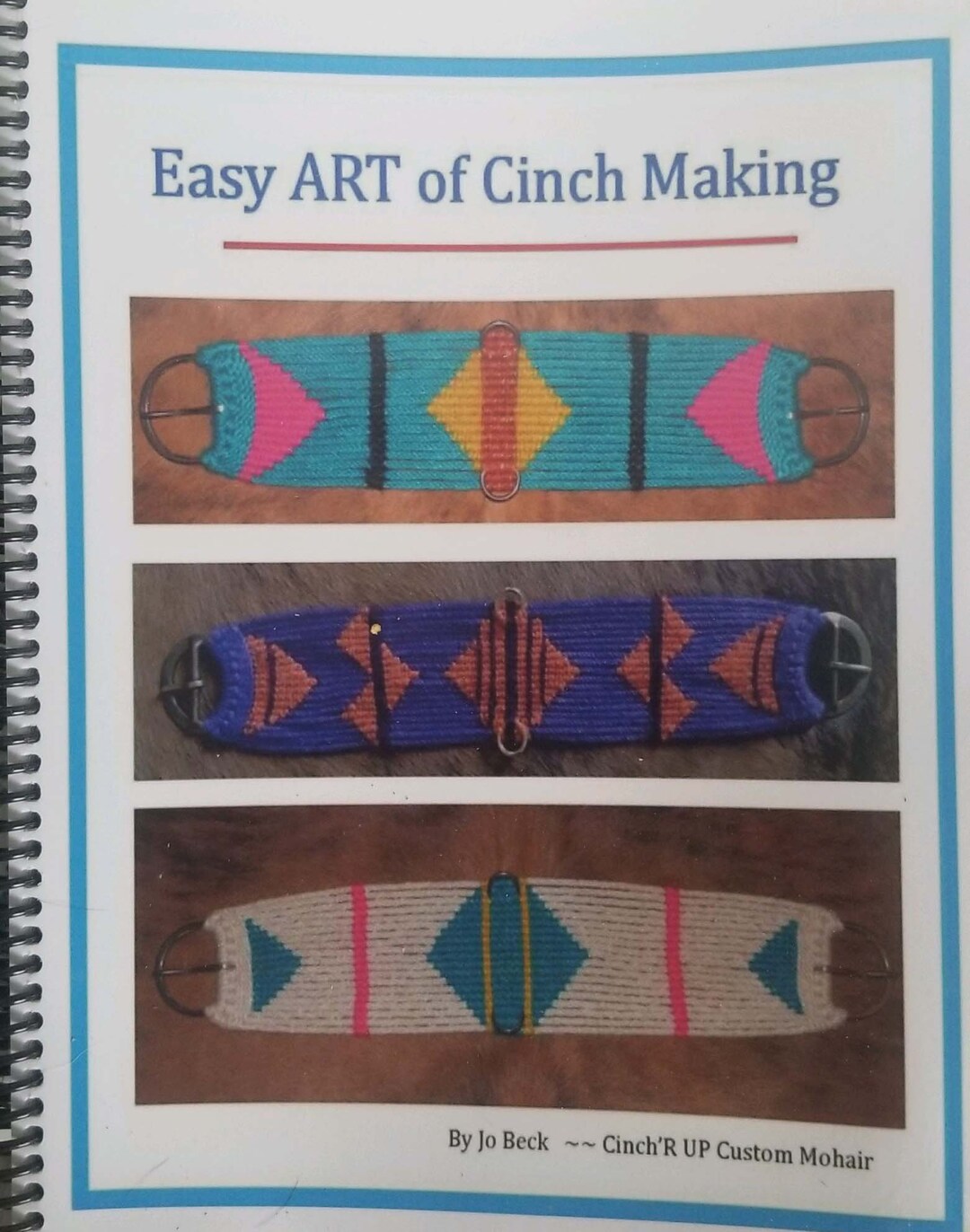 Easy ART of Cinch Making With Mohair Girth - Etsy