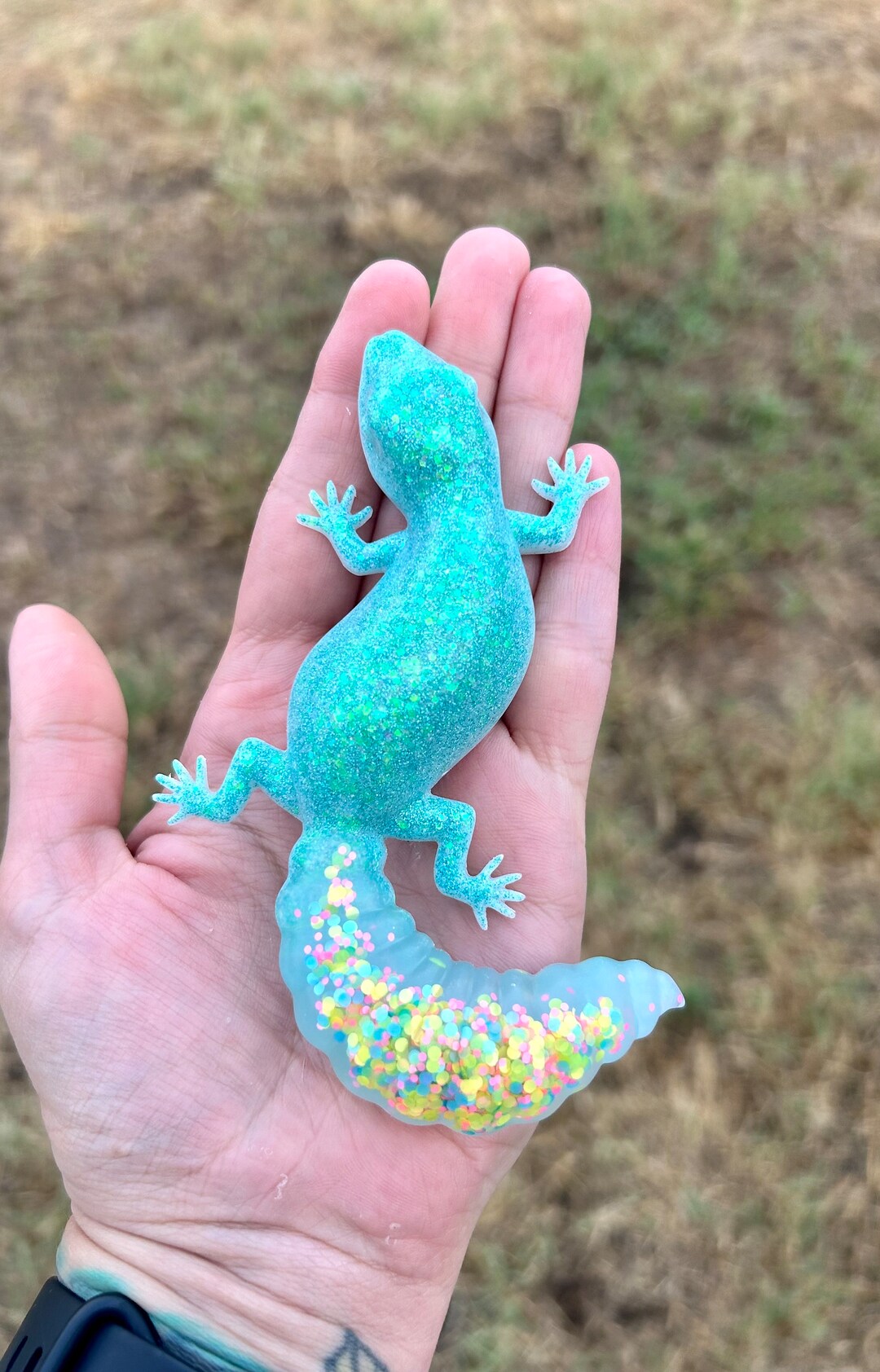 Fantasy Resin Leopard Gecko Inspired Figurine - Etsy
